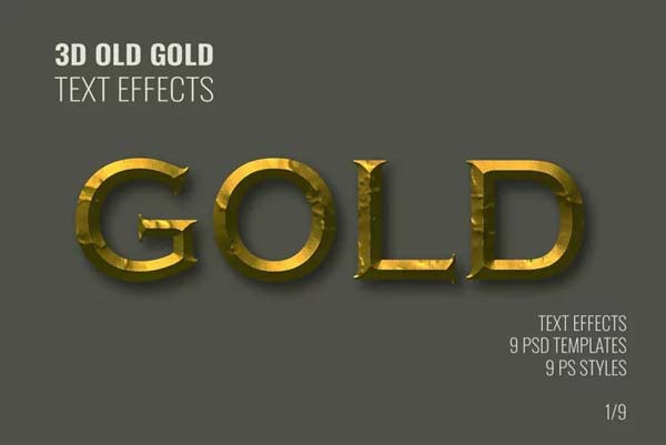 20+ Glossy 3D Text Effects - Free & Premium PSD, Ai, Vector ...